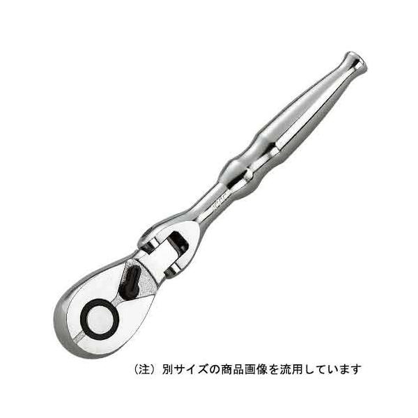 【用途】ソケットなどと組合せて、ボルトの締め緩めができるハンドル。【機能・特徴】ヘッド部に一体式クロウを採用する事で厚さを従来比２０％減のコンパクト化しています。３６枚ギアを採用し、１０度の細かい送り角度を実現しながら、２ヶ所をクロウで支持...