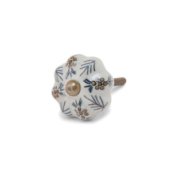 規格:φ3.5 D2.5セラミック/アイアン原産国:インド品番:30593備考: ******************・重い引き出し等への使用には適しません。・取り付け部位に対しネジが長すぎる場合は、市販のワッシャーをかませてそのままお使い...