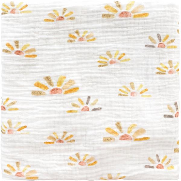 モスリンコットンは通気性が良く、夏は涼しく冬は暖かさを保ち、一年を通して快適にご使用いただけます。大判サイズでおくるみとしてだけでなく、ブランケット、日よけカバー、授乳ケープなど多目的にご使用いただけます。洗濯機で簡単にお洗濯ができ、洗うた...