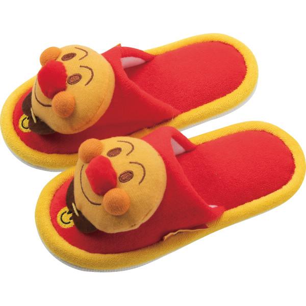 アンパンマンのマスコットが付いたかわいい子供用スリッパです。●適応サイズ：約14〜16cm●現品約17×9×6cm●ポリエステル原産国：CHN：中国宅配冷蔵区分：01：常温品番：240218※画像はイメージです。※パッケージ、仕様、品番など...