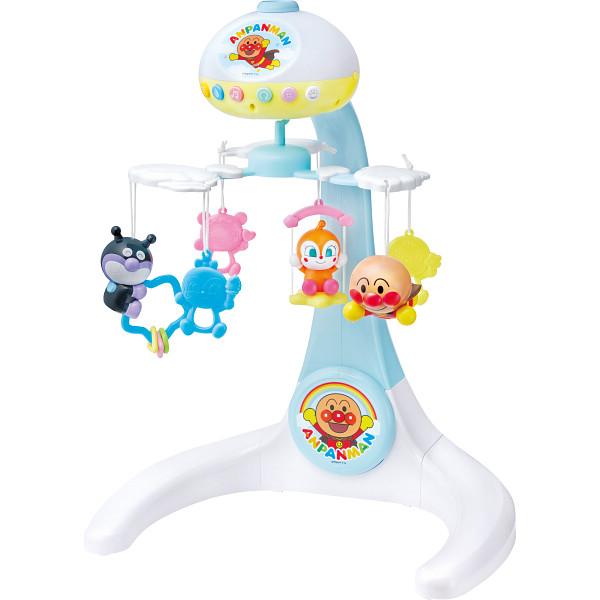 天井にアンパンマンたちの映像が映し出されるプロジェクション機能が搭載されたメリーです。赤ちゃん泣き止ませサウンド付きで育児のサポートします。●現品約42.5×51×55ｃｍ●本体ユニット＝ＡＢＳ・ＰＭＭＡ・ＭＡＢＳ、回転アーム＝ＰＰ・ＡＢＳ...