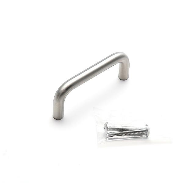 ステンレス鋼製 ハンドル H-29型 （78型の代替品） 付属品:十字穴付トラス小ねじM4x28材料:ステンレス鋼（SUS304）仕上:サテン仕上サイズ:L72 P64重量:39g写真はサテン仕上です。製品内容は、部品としての品質範囲です。...