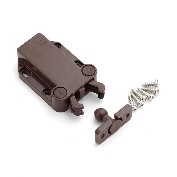 プッシュ ラッチ MC-37F型 ワンタッチ操作で扉の開閉ができ、ハンドル、つまみは不要です。扉を開ける時は、指先で扉を軽く押すだけです。扉を閉める時も、指先で軽く押すだけで、ア-ムがストライクをしっかりキャッチし、保持します。ストライクは...