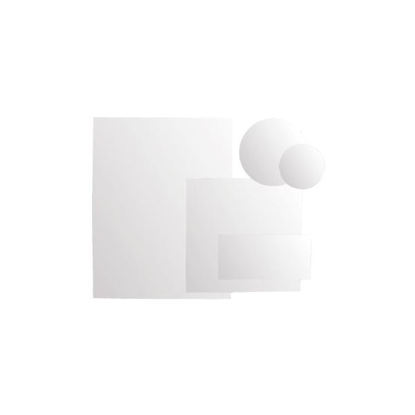 アクリル平面ミラー   軽くて割れにくいので安全性が高いアクリルミラー。加工が容易。  仕様： 寸法(mm)：2t×100（直径）  品番：AH-10  ※画像はイメージです。 ※パッケージ、仕様、品番などの変更が予告なく変更される場合が御...