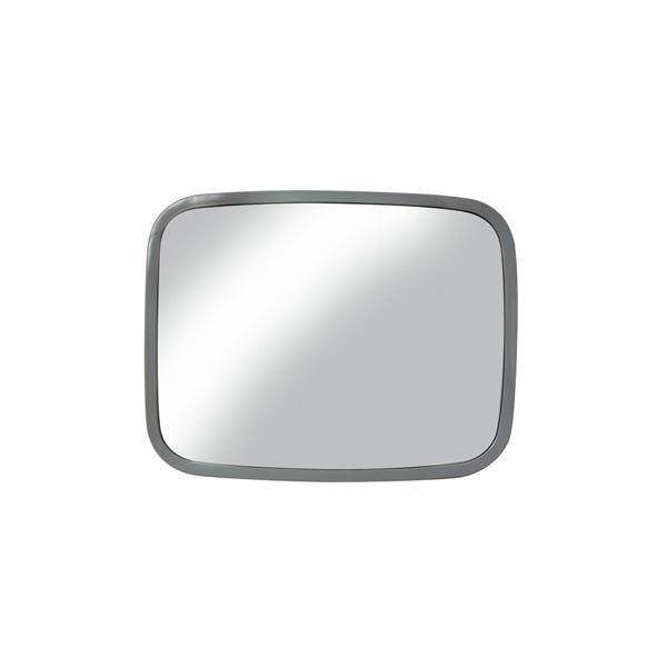 ステンレスミラー (ガラス鏡タイプ）   鏡はガラス製、ボディ本体と取付金具がステンレス製のカーブミラー。枠タイプですので安全性が高く、レンズ交換もできるので経済的。  仕様： サイズ：390×290mm曲面R：1000mm重量：1.3kg...