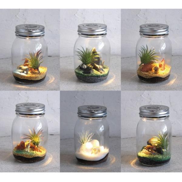 SPICE OF LIFE WE LOVE アニマルLEDジャージオラマの世界ってやっぱり楽しい！ほんのりライトが照らされるガラスジャーに閉じ込められた小さなNature World！動物たちの姿を見ながら想いを馳せるのも悪くない。トラ・キ...