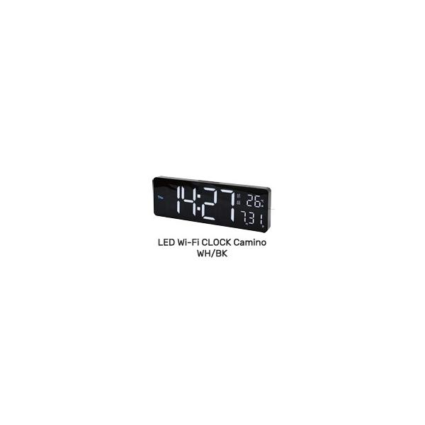 LED WiFi CLOCK Camino（カミーノ）新たな技術のWiFi自動時刻修正クロックの開発に成功しました！大画面で見やすい壁掛クロックです（卓上でもご使用できます）。リモコン付属なので手の届きにくい高い位置に設置しても簡単に操作が...