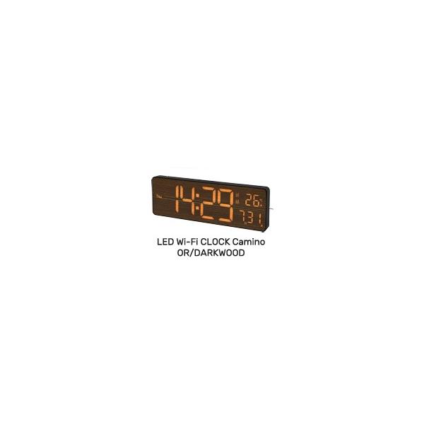 LED WiFi CLOCK Camino（カミーノ）新たな技術のWiFi自動時刻修正クロックの開発に成功しました！大画面で見やすい壁掛クロックです（卓上でもご使用できます）。リモコン付属なので手の届きにくい高い位置に設置しても簡単に操作が...