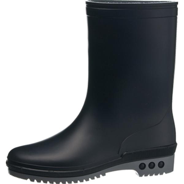 ●2E●シンプルで飽きのこないデザインの、キッズ（ジュニア）向けレインブーツ。かわいい女の子向けカラーから、落ち着いたカラーまで展開しているので、きっとお気に入りの1足が見つかるはず★アッパーはマットな質感です。●カラー：ブラック外寸：約2...