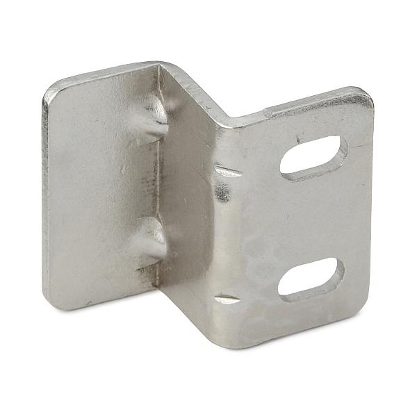 面付 シリンダー 錠 513型 用 両開き扉用・引き出し連動ロック式 スペーサー用S型受座 別売品 付属品:キー、リング、受座（2種類）推奨ねじ:本体：十字穴付皿タッピンねじ呼び3受座：十字穴付なべタッピンねじ呼び10材料:鋼仕上:ニッケル...