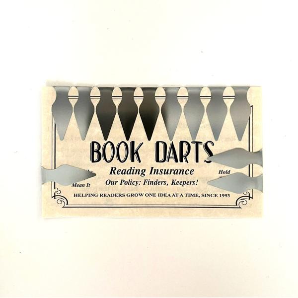 本やノートなどにしおりとして使えるブックダーツ。とても薄いので一冊の本にいくつもつけても邪魔にならず、勉強や仕事にとても役立ちます。何回でも繰り返し使える便利なブックダーツです。素材はステンレス、12個入りのブックダーツです。ステンレスはさ...