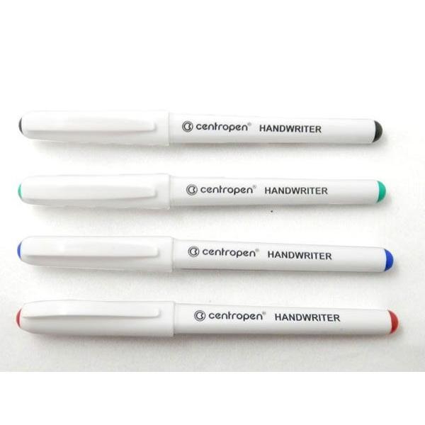 チェコの老舗文具メーカー、セントロペン社の水性インクペン。持ち手からボディまでが三角形になっており大変書きやすいです。キャップをし忘れても2週間は乾かずに使えるという優れモノです。ペン先は0.5ミリです。サイズ: 135mm線の太さ：0.5...