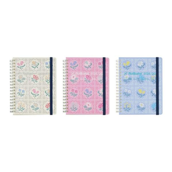 「シンプルで飽きのこないデザイン」と「使いやすさ」、豊富なメモページが特徴の定番人気のロルバーンダイアリー。かぎ針で編んだような透かし模様のロルバーン。ファッションのトレンドを取り入れた花柄です中面は、見開きの月間カレンダーとメモページで構...