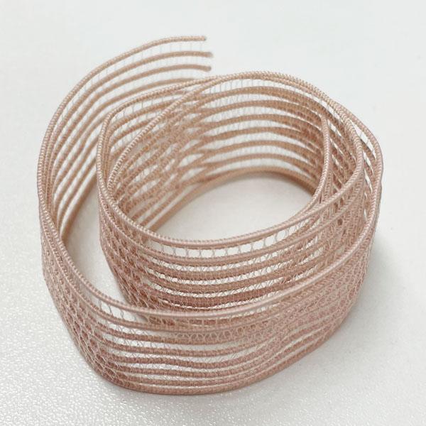 バレエ用品トウシューズ用のシャーリングゴムです。◆幅25mm 長さ37.5cm