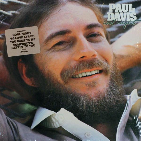 Paul Davis「Cool Night」Arista AL 9578　《1981年》　USオリジナル盤　シュリンク付　ハイプステッカー　両面「Masterfonics」刻印　角ポリ・インナースリーブ付　Pop RockA1  Cool ...