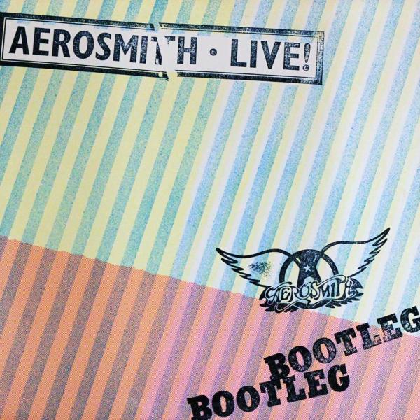 Aerosmith「Live! Bootleg」Columbia PC2 35564　US盤Repress　バーコード付き　2LP　Gatefold　Side:1「COLUMBIA NY」刻印　白インナースリーブ２枚付　A1  Back I...