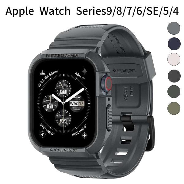 商品説明Apple Watch Series 9/8/7/6/SE/5/4（45mm/44mm）対応の一体型ケースバンド。PCとTPUの二重構造を採用し、落下や衝撃から本体を強力に保護します。ラギッドなデザインとカーボン調パターンでアウトド...