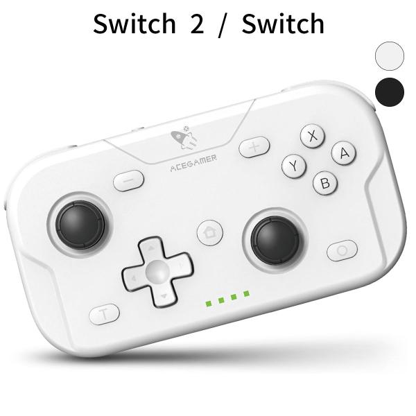 商品説明Switch2、Switch、Lite、OLED、PC、SteamDeck、iOS、Android対応のワイヤレスコントローラーです。スマホより小さいコンパクト設計で、旅行や外出先でも気軽に持ち運べます。昇降式スティックを採用し、収...