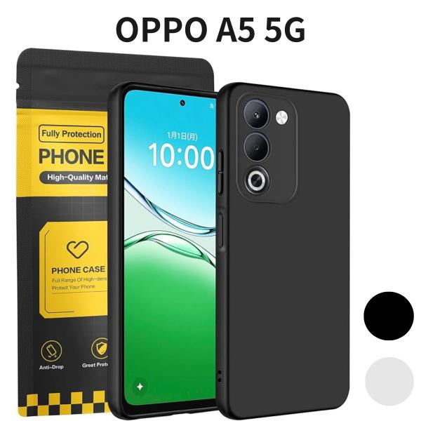 商品説明対応機種：OPPOA55G高品質TPU素材を使用し、耐衝撃性と耐久性に優れたケースです。薄型・軽量設計で快適に使用できます。フチを高く設計し、画面やカメラへの傷を防止します。精密設計によりフィット感が高く、各ボタンやポートへの操作も...