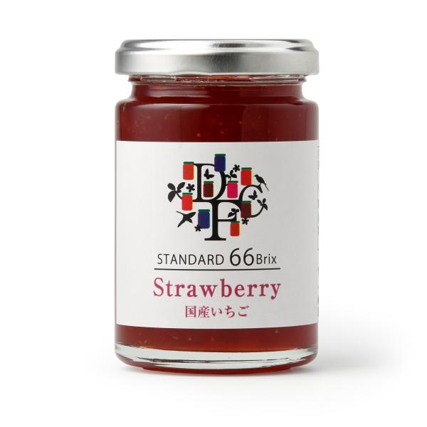 【内容量１kｇタイプと仕様が異なります】■商品情報●商品名：スタンダードジャム　国産いちご●名称：いちごジャム●原材料名：苺、砂糖、水飴、レモン濃縮果汁／安定剤（ペクチン）、酸味料●内容量：１６０ｇ●賞味期限：製造日より730日●保存方法：...