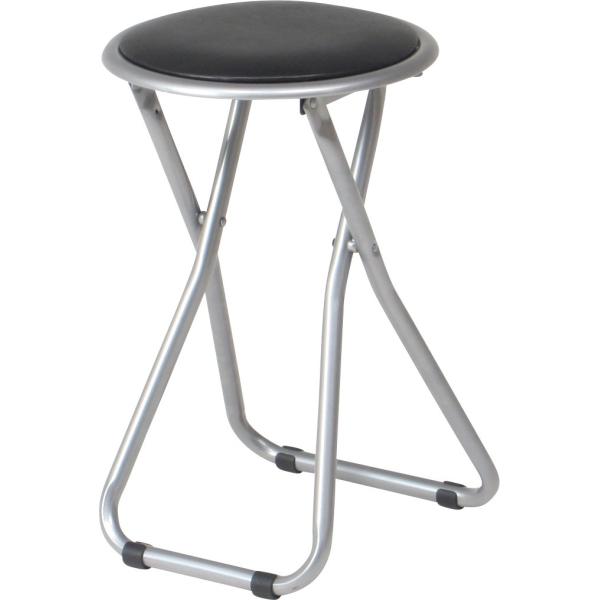 カラー：ブラックサイズ：折りたたみスツールスタイル：PVC折りたたみサイズ:幅30×奥行71.5×高さ6cm素材・材質:金属(鋼)・合成皮革(PVC)・ウレタンフォーム塗装:エポキシ樹脂塗装原産国:中国完成品