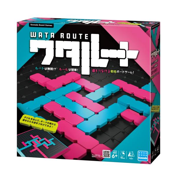 カラー：-ルートは無限!・ルールは簡単!道をつなげる戦略ボードゲーム!タイルをおいて、ボードの端から端をわたる道をつなげてみよう!