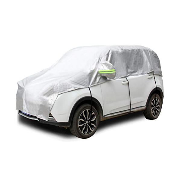 サイズ：軽自動車 対応軽自動車対応サイズ：車長約320cm~340cm/高さ160cm~170cm) 重さ：1.2kgみなさんの意見を参考して、改良品を開発しました。耐水性の高い高品質210Dオックスフォード生地を使用しています。普通のボデ...