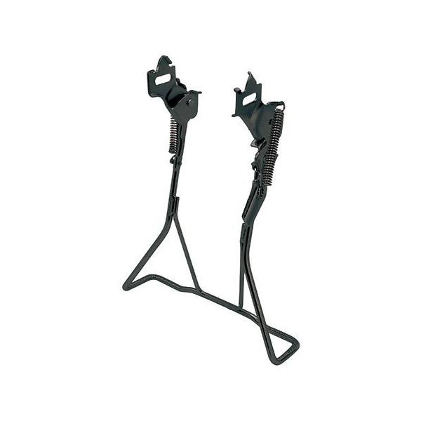 安定性の高いL型の支持脚を採用したGPの両立スタンド。オートロック機構搭載。 L型両立スタンド 26"用 ● スチール ● オートロック機構