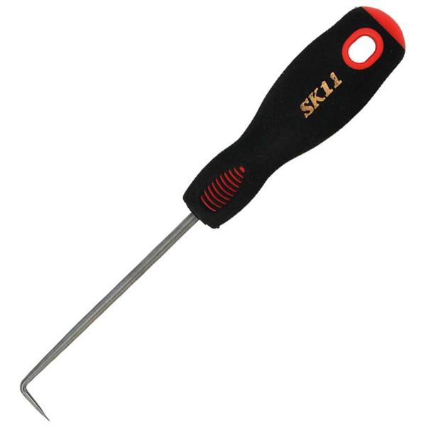 用途:Oリングやギアの脱着・細かな部品、ねじ等の脱着調整特徴1:サビに強いステンレスピック特徴2:ソフト樹脂グリップ採用で、手触りが柔らかく、握りやすい仕様:ライトアングル型軸:ステンレス420H、柄:TPR+PP樹脂
