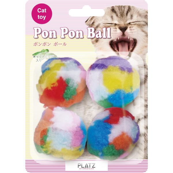 カラー：ポンポンボールサイズ：ー商品名：ポンポンボール　４Ｐブランド名：PLATZ生産国：中国サイズ：高さ15.2cm x 幅10.8cm x 奥行4cm重量/容積：24g