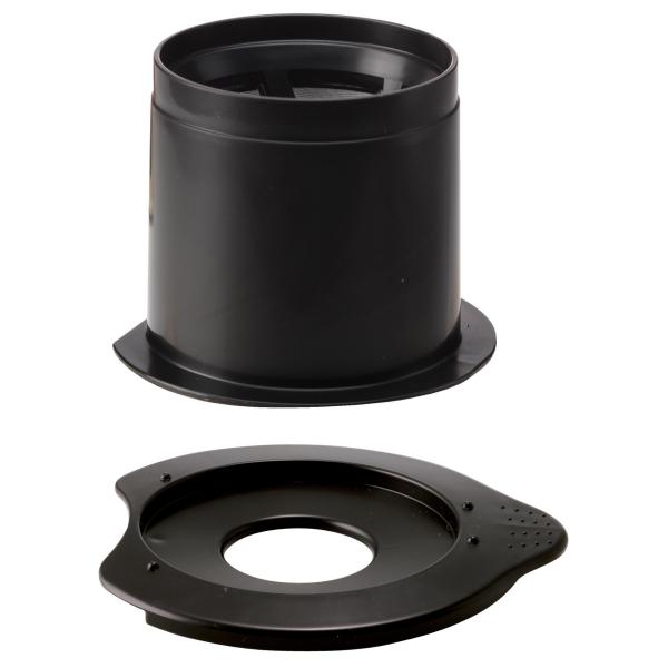 カラー：ブラックサイズ：1杯用サイズ:9.7x9.3x7.5cm本体重量:120g素材・材質:ポリプピレン・ステンレス生産国:日本