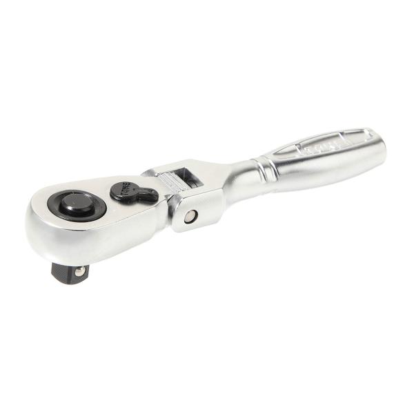 カラー：シルバー/ブラックサイズ：RH2FHS:差込角:6.35mm(1/4")スタイル：ショート首振差込角dr:6.35mm凸(1/4インチ)歯数:72枚全長(L):90mmヘッド幅(D):19.3mmヘッド厚み(T):9.5mm質量:7...