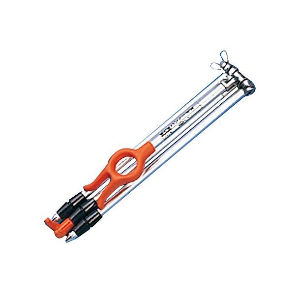 カラー：シルバーサイズ：77cmアルミ製重量600g全長770mm仕舞込寸法450mm2本継