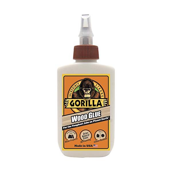 カラー：ホワイトサイズ：1 - PackGorillaの粘着力で、使いやすい水性接着剤。あらゆるタイプの木材を使った建築、大工、趣味のプロジェクトに最適です。プロジェクトをより早く完成させます。クランプ時間はわずか20〜30分で、24時間で...