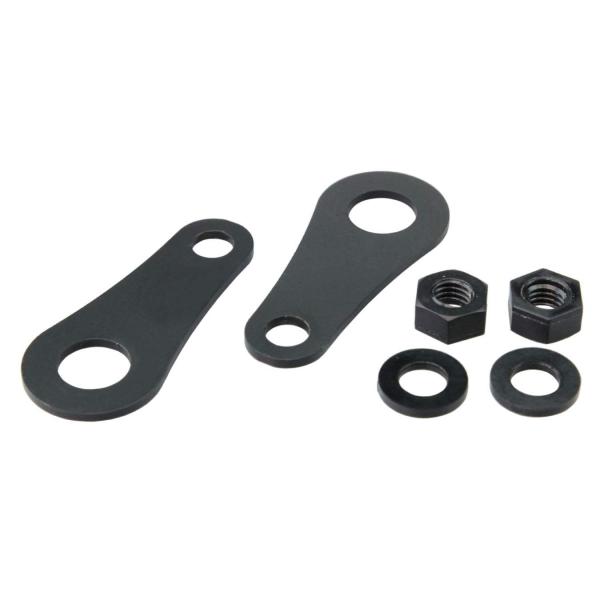 左右用2個セットM10/M6ホール。ピッチ: 30mm黒ナット付属適合: Nanoランプ用
