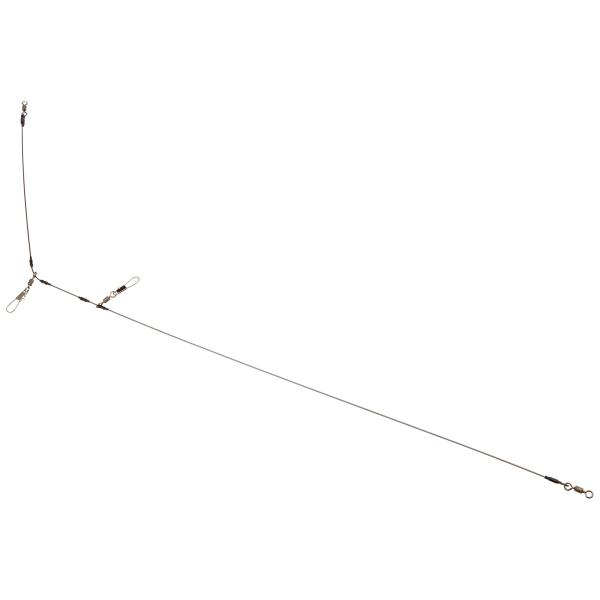 スタイル：TL-1000-1.8全長:100cm線径:1.8mm根掛が大幅に解消できます。魚を引き上げるとき天秤の両腕が真直ぐになりますので水の抵抗がなく当たりが敏感です。海水で錆びる心配はありません。船べりに当たっても追従性が高い。クルク...