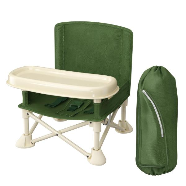 カラー：無地サイズ：グリーン★材質上等：アルミ合金製のＸ型クロスバーと直径15ミリの脚は頑丈で、最大15kgを耐えられます。テーブルは環境に優しい、無毒無害のPP素材で作られ、お子さんに噛まれてもご心配なく。さらに、脚では滑り止めのパッドが...