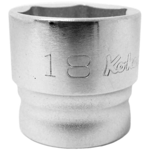 サイズ：差込角 : 9.5mmスタイル：対辺寸法:18mmサイズD1(mm):23.6サイズD2(mm):21.6サイズ?(mm):9.5サイズL1(mm):22重量(g):38