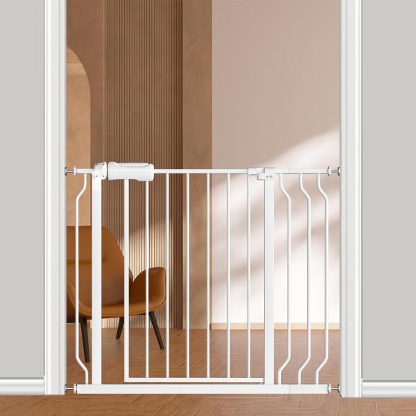 カラー：ホワイト - タイプ Aサイズ：タイプ A - 取付幅86-98CM【壁や柱を傷つけず】 壁に傷をつけない突っ張り式で、壁に穴を開ける必要もないので，賃貸でも取り付け可能です。壁に穴を開ける必要もないのでただネジの長さを調節してベビ...