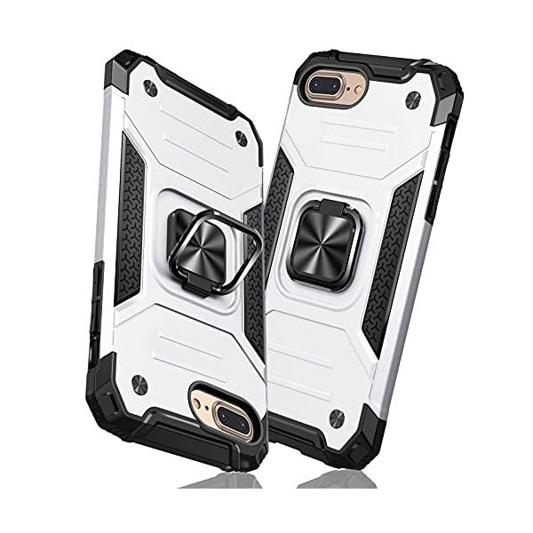 カラー：シルバーサイズ：i Phone 7/8 Plusスタイル：軽量【対応機種】i Phone 6/7/8 Plus 用に対応なので、機種を間違いないようご注意下さい。【耐衝撃】高品質TPU素材で作られているため丈夫で柔軟性があり、衝撃吸...