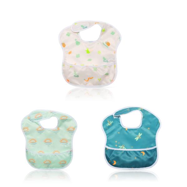 カラー：トンボとアリ【完璧なデザイン】ラウンドネックデザインは、快適で美しいだけではなく、赤ちゃんの首をこすることもなく、赤ちゃんの柔らかい肌を保護します。後はマジックテープのデザインで、尖った角がなくて粘着性が良く、サイズも調節できます。...