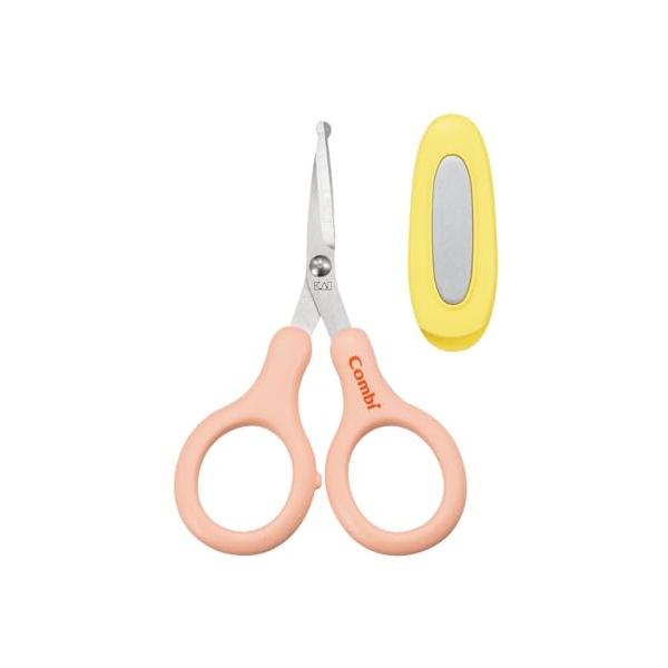 カラー：パウダーピンクスタイル：新モデル先端が丸い赤ちゃんのやわらかく小さいつめが切りやすいつめきりはさみセット内容 ハサミ1本、やすりつきキャップ1個