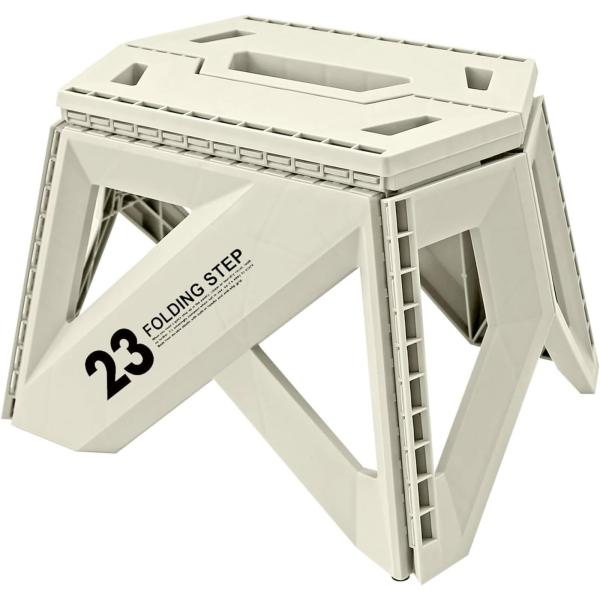カラー：ライトグレーサイズ：Mediumスタイル：リゾットLG23サイズ(約):使用時/34.7×27.5×23.4cm、収納時/49×34×6.5cm、天板/29×20cm商品重量:約1kg材質:ポリプロピレン・合成ゴム耐荷重:約100kg