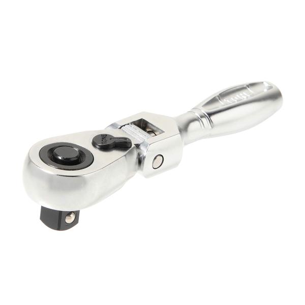 カラー：シルバー/ブラックサイズ：RH3FHS:差込角:9.5mm(3/8")スタイル：ショート首振差込角dr:9.5mm凸(.3/8インチ)歯数:72枚全長(L):110mmヘッド幅(D):26.5mmヘッド厚み(T):13.0mm質量:...