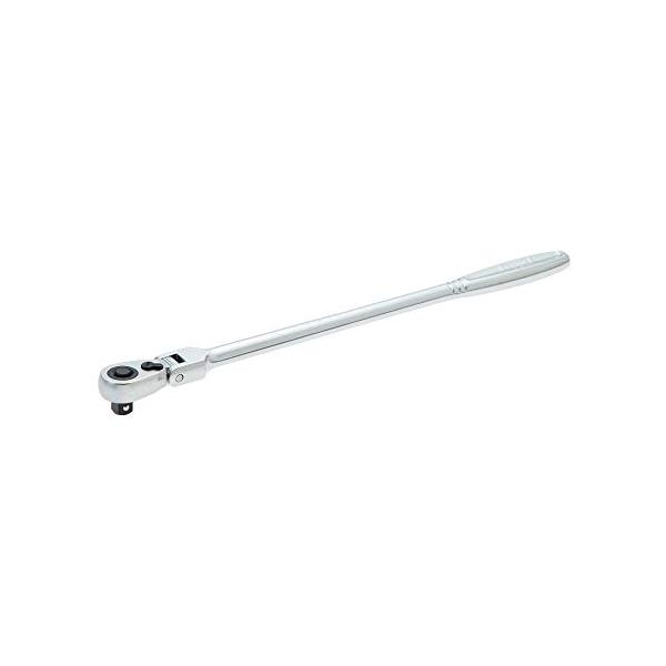 カラー：グレーサイズ：差込角:9.5mm(3/8")スタイル：ロング差込角:9.5mm(3/8インチ)寸法:全長327mm×幅26.5mm×厚み26.5mm質量:390g歯数:72クサビ式送り角:5°ソケットホールド機構付