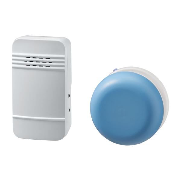 カラー：white,blueサイズ：防水スタイル：防水タイプ■電源:受信器 AC100V 50/60Hz 防水押ボタン送信器 押す力で発電(電池不要)■音量:約85dB/50cm ※音量(最大のとき)■周波数: 314.8MHz(特定小電力...