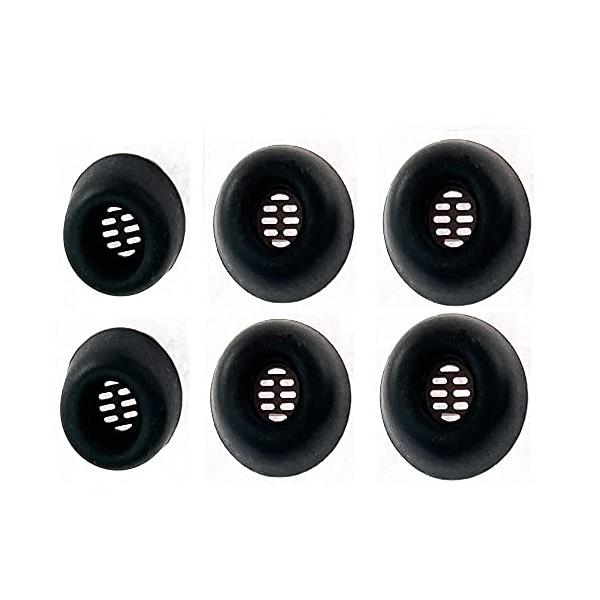 カラー：ブラックJabra　85t　イヤホン用　イヤーピースです。　3サイズ3ペア（S/M/L各1ペア）が含まれ、イヤーピース紛失場合最高の交換品です。【対応機種】Jabra Elite 85t に適合します。HUAWEI FreeBuds...