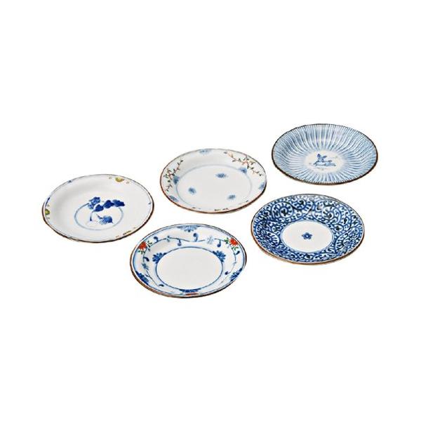 カラー：染錦絵変りスタイル：和食器サイズ:φ12×H2cm×5枚本体重量:700g素材・材質:磁器原産国:日本セット内容:碗×5個 皿×5枚