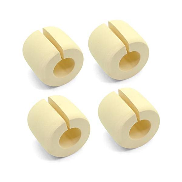 カラー：ベージュサイズ：4個 (x 1)【商品情報】材質：NBR新型ゴム　サイズ：約7.1*7.3cm　重量：約29.6g/個　セット内容：４個セット　適用サイズ：厚さ1〜9 cmのドア【指はさみ防止】お家の中にはお子さんが指などを挟んだり...