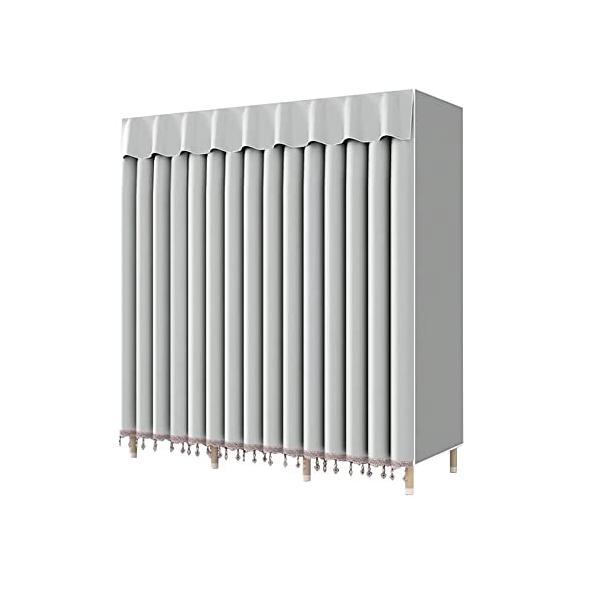 【材質】:パイプは直径25mmの亜鉛メッキ鋼管で作ったのです;カバーは厚めのオックスフォード無地生地で作られています;接続管は厚くPP樹脂素材で作られており、健康には無害です。付属品:日本語詳細組立説明書。【広くデザイン】奥行き50cm、高...